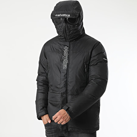 Helvetica - Doudoune Capuche Macan Noire - LaBoutiqueOfficielle.com
