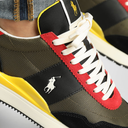 Polo Ralph Lauren - Baskets Train 89 Green Yellow Red ...