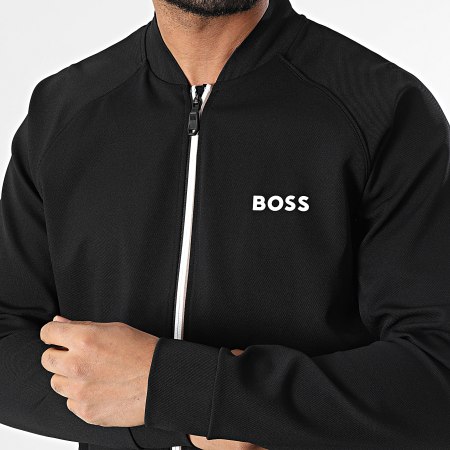 BOSS - Sweat Zippé Samoo 50530732 Noir - LaBoutiqueOfficielle.com