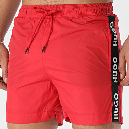 HUGO - Short De Bain FAB 50500973 Rouge - LaBoutiqueOfficielle.com