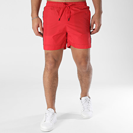 HUGO - Short De Bain FAB 50500973 Rouge - LaBoutiqueOfficielle.com