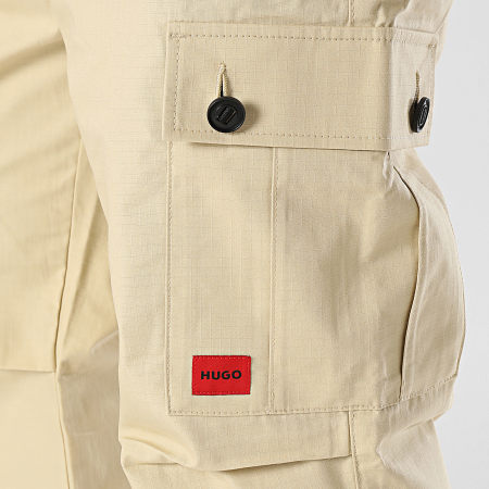 HUGO - Pantalon Cargo Garlo 233 50493865 Beige - LaBoutiqueOfficielle.com