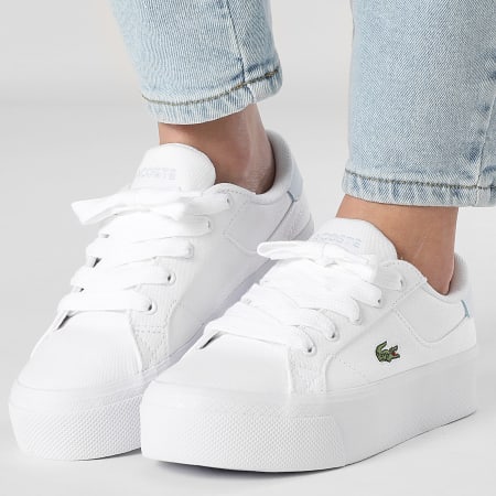 Lacoste white pumps ladies store