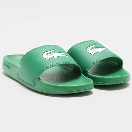 Claquettes Serve Slide 0.0 Logo Crocodile Vert