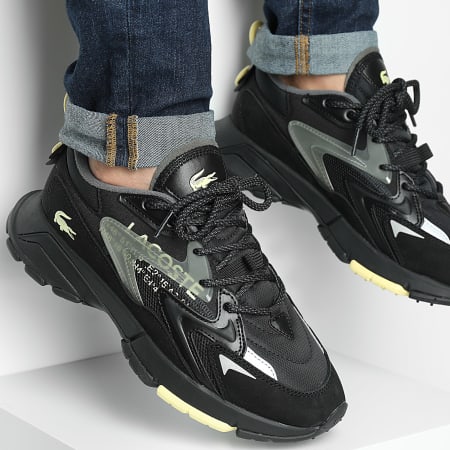 Lacoste - Baskets L003 Neo Tech 125 Black Light Yellow - LaBoutiqueOfficielle.com