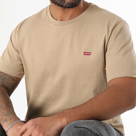 Levi's - Tee Shirt 56605 Beige Foncé - LaBoutiqueOfficielle.com