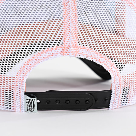 Von Dutch - Casquette Trucker Patches 08 Bleu Clair Blanc Noir - LaBoutiqueOfficielle.com