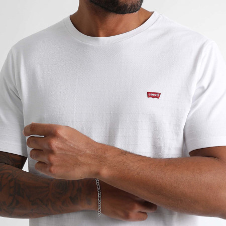 Levi's - Tee Shirt 56605 Blanc texturé - LaBoutiqueOfficielle.com