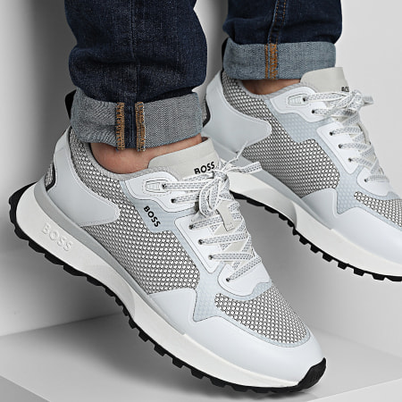 BOSS - Baskets Jonah Runner 50513195 Open White - LaBoutiqueOfficielle.com