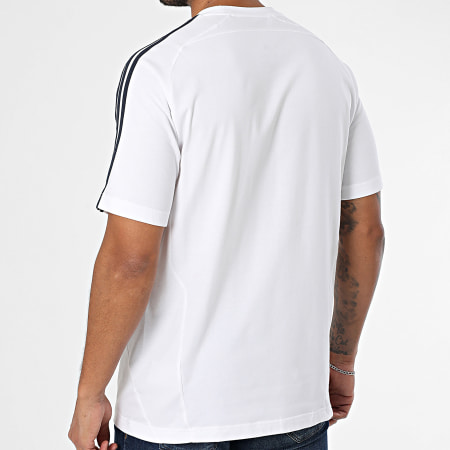 Adidas Performance - Camiseta a bandas Real Madrid UBP JF2591 Blanca ...