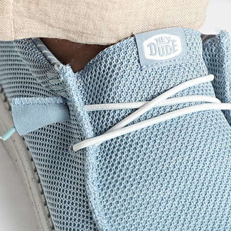 Hey Dude - Mocassins Wally Stretch Sox Cloud Blue Dawn Blue ...