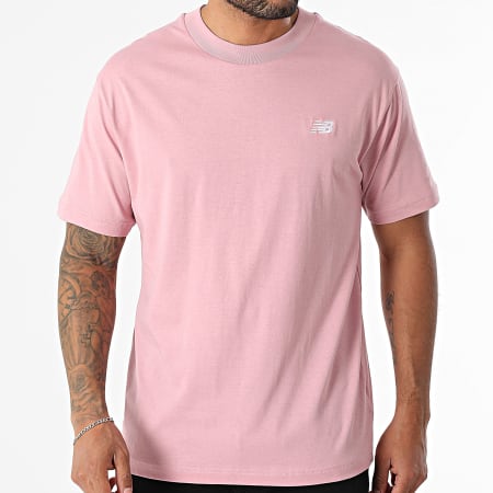 New Balance - T-Shirt Oversize Sport Essentials MT41509 Rosa ...