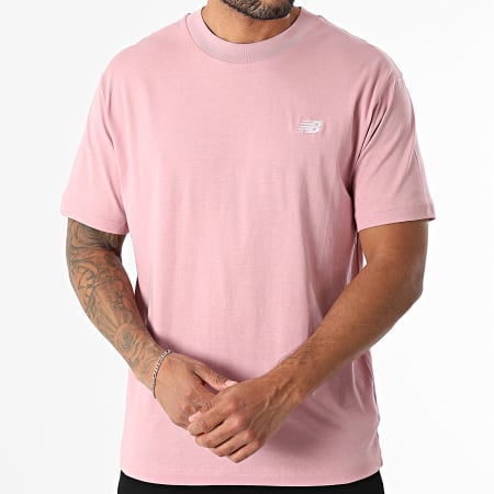 New Balance - T-Shirt Oversize Sport Essentials MT41509 Rosa ...