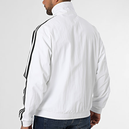 Adidas Originals - Veste Zippée A Bandes Firebird JY1328 Blanc ...
