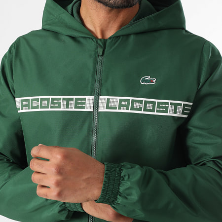 Lacoste - Ensemble De Survetement Logo Crocodile Vert Bouteille ...