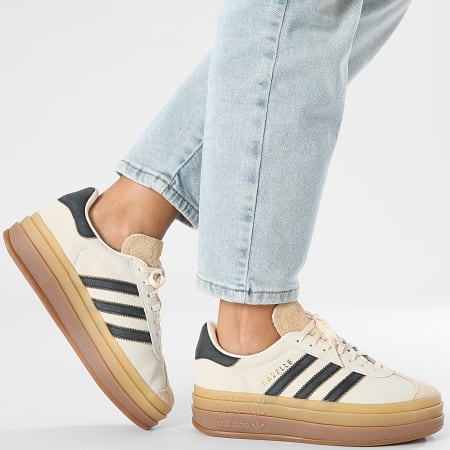 Adidas Originals - Baskets Femme Gazelle Bold W JS3892 Crew White Core ...