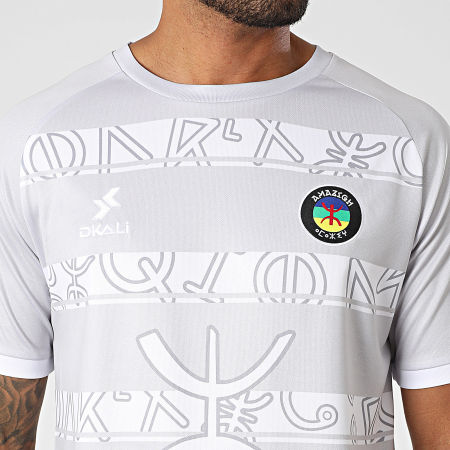 DKALI - Maillot De Foot Amazigh Gris Blanc - LaBoutiqueOfficielle.com