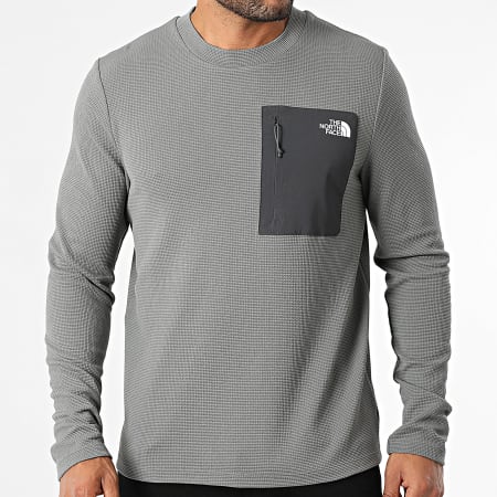 The North Face - Sweat Crewneck Waffle Kecha A8CS9 Gris ...