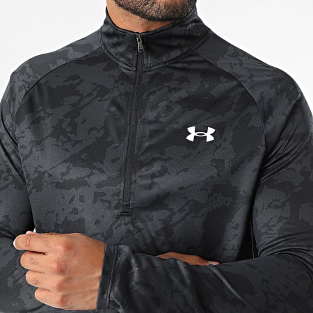 Under Armour - Tee Shirt Manches Longues Col Zippé Tech 2.0 1328495 ...