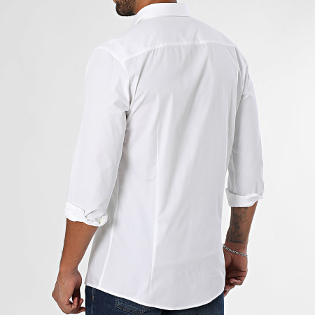HUGO - Chemise Manches Longues Extra Slim Elisha 02 50544910 Blanc ...