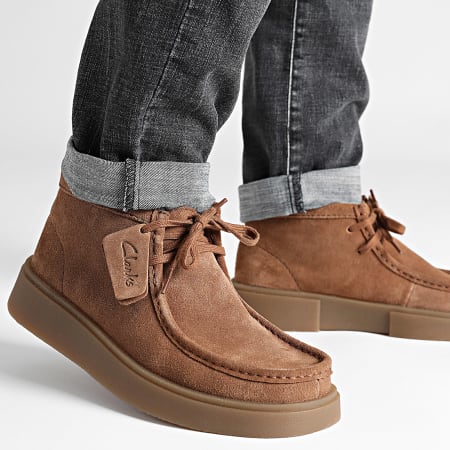 Clarks - Chaussures Torview Hi Cola Suede - LaBoutiqueOfficielle.com