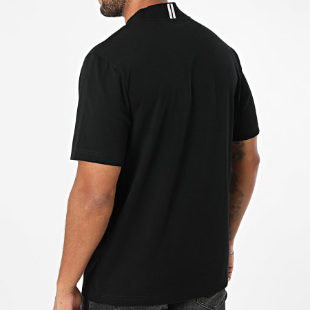 BOSS - Tee Shirt Col Cheminée Collar Zone 50551139 Noir - LaBoutiqueOfficielle.com