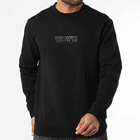 Teddy Smith - Sweat Crewneck John 10817790D Noir - LaBoutiqueOfficielle.com