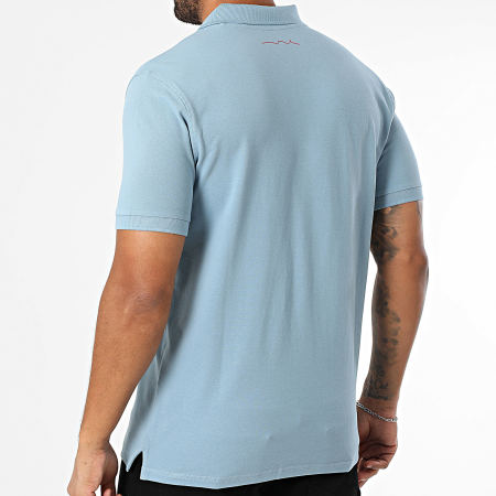 Teddy Smith - Polo Manches Courtes Alban 11316818D Bleu Clair ...