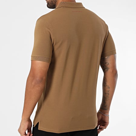 Teddy Smith - Polo Manches Courtes Alban 11316818D Camel ...