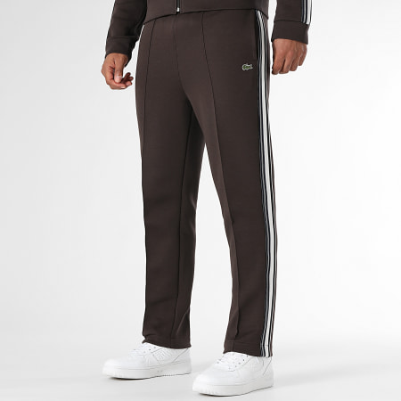 Lacoste - Ensemble De Survetement A Bandes Regular Fit Logo Brodé ...