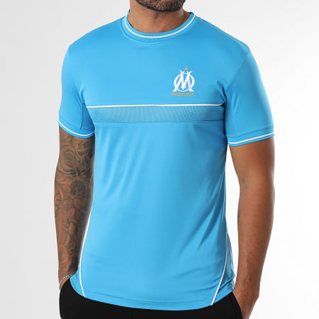 OM - Tee Shirt M25007C Bleu Clair - LaBoutiqueOfficielle.com
