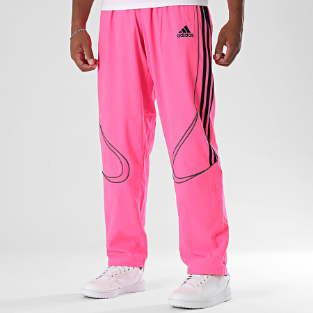 Adidas Sportswear - Pantalon Jogging A Bandes Teamgeist JW5868 Rose ...