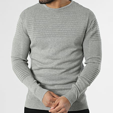 Armita - Pull Texturé 213 Gris Chiné - LaBoutiqueOfficielle.com