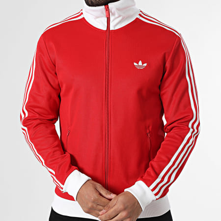adidas jacket red logo