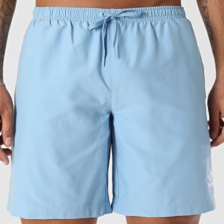 Adidas Originals - Short De Bain Adic Solid JX5017 Bleu Clair - LaBoutiqueOfficielle.com