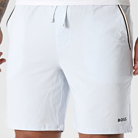 BOSS - Short Jogging Unique 50545942 Bleu Ciel - LaBoutiqueOfficielle.com