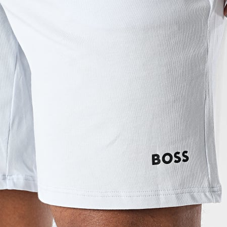 BOSS - Short Jogging Unique 50545942 Bleu Ciel - LaBoutiqueOfficielle.com