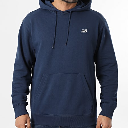 New Balance - Sweat Capuche MT41508 Bleu Marine - LaBoutiqueOfficielle.com