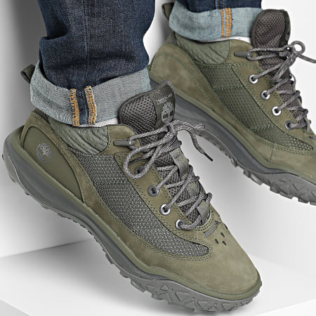 Timberland - Baskets Timbercush Motion 7 Mid Lace A6F7E Olive Nubuck ...