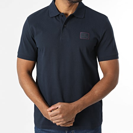 Timberland - Polo Manches Courtes Regular Fit Silicon Badge A6HTY Bleu ...