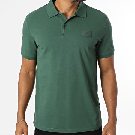 Timberland - Polo Manches Courtes Regular Fit Silicon Badge A6HTY Vert ...