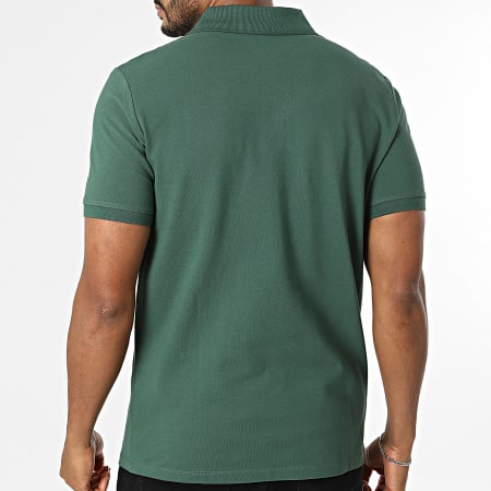 Timberland - Polo Manches Courtes Regular Fit Silicon Badge A6HTY Vert ...