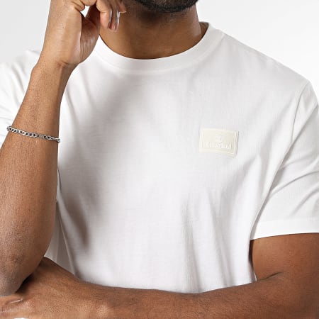 Timberland - Tee Shirt Silicon Badge A6HUK Blanc - LaBoutiqueOfficielle.com