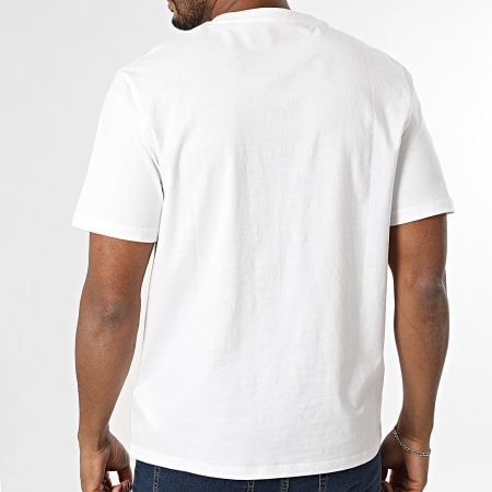 Timberland - Tee Shirt Silicon Badge A6HUK Blanc - LaBoutiqueOfficielle.com