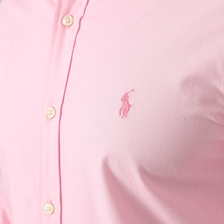 Polo Ralph Lauren - Chemise Manches Longues Original Player Rose ...