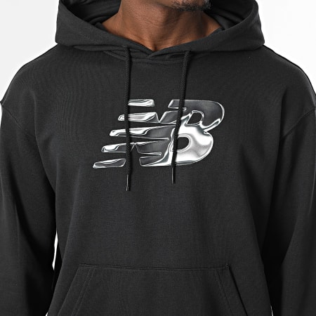 New Balance - Sweat Capuche Relaxed Fit Future Tech MT61L4DQ Noir ...