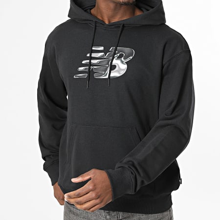 New Balance - Sweat Capuche Relaxed Fit Future Tech MT61L4DQ Noir ...