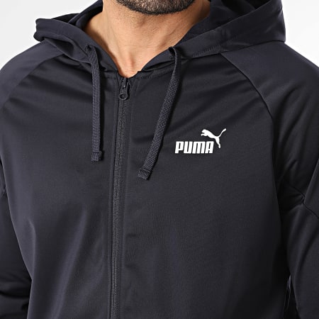 Puma - Ensemble De Survêtement Poly 691768 Bleu Marine Foncé ...