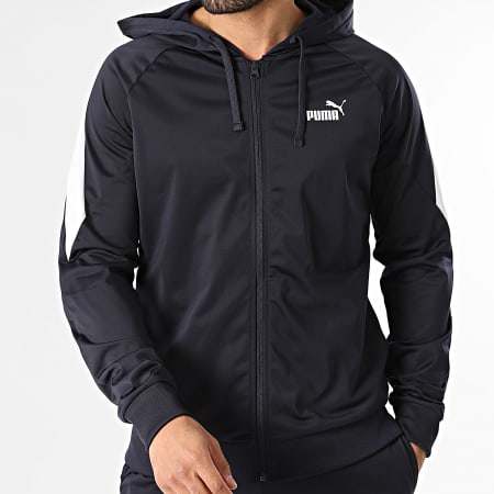 Puma - Ensemble De Survêtement Poly 691768 Bleu Marine Foncé ...