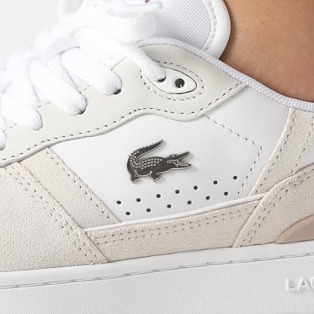Lacoste - Baskets Femme T-Clip Set 126 White Dark Purple ...